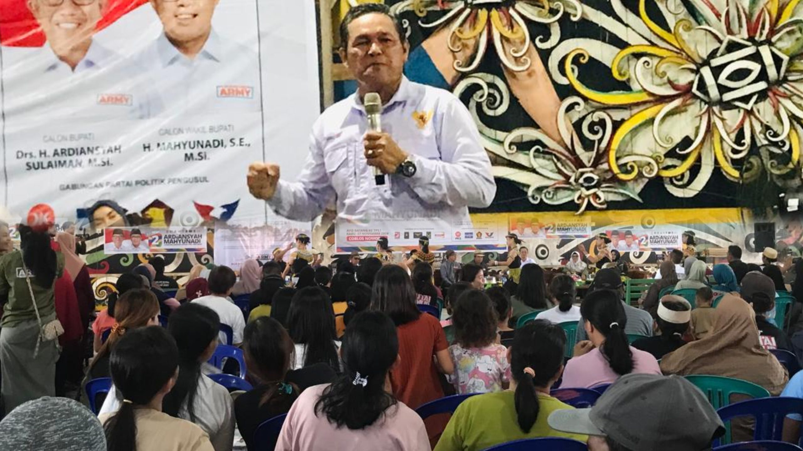Yan Ipui Pertegas Dukung Pasangan ARMY - Sangattapos.com